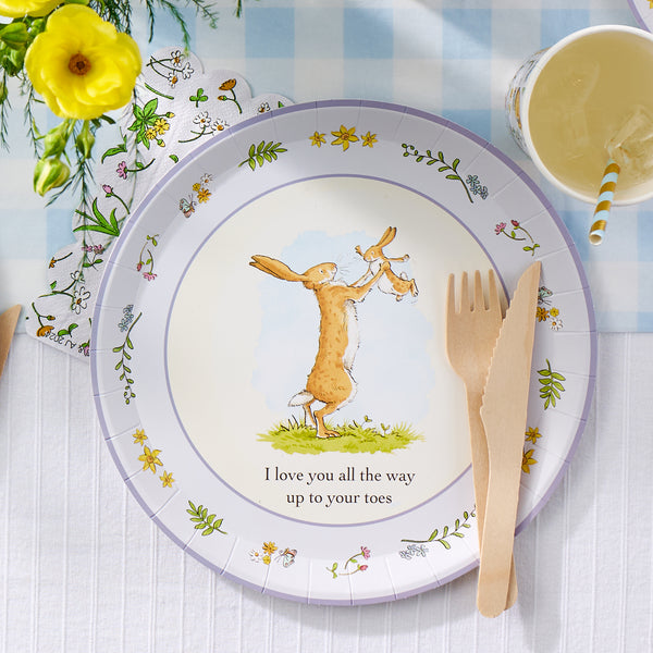 Guess How Much I Love You Blue Large Plates (10 Per Pack) - Coterie