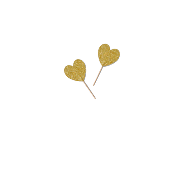 Heart Mini Toppers (10 per pack) - Coterie