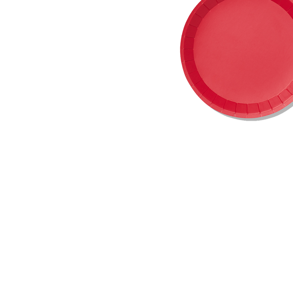 Red Classic Small Plates (10 per pack) - Coterie