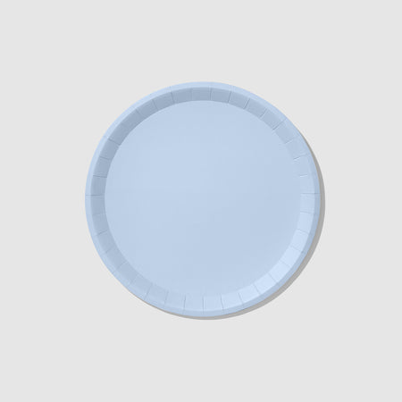 Pale Blue Classic Large Plates (10 per pack) - Coterie