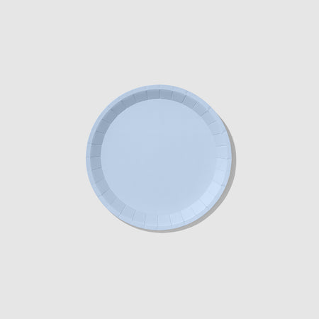 Pale Blue Classic Small Plates (10 per pack) - Coterie